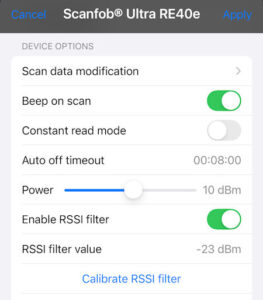 Ignore Nearby UHF Tags Using RFID Reader RSSI Filter - Serialio